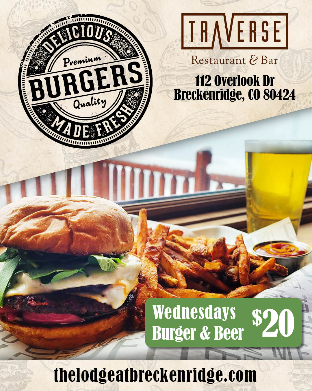 Burger and Beer Wednesdays - The Lodge at Breckenridge